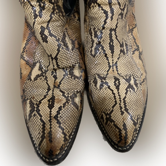 Dan Post | Shoes | Sturgis Python Skin Vintage Boots Size 5d Dan Post ...